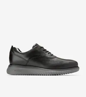 Cole Haan Zerøgrand Eon Plain Toe Oxfords - Black-gray Pinstripe