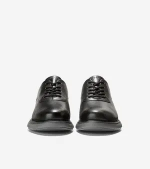 Cole Haan Zerøgrand Eon Plain Toe Oxfords - Black-gray Pinstripe