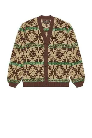 BEAMS Boa Jacquard Cardigan