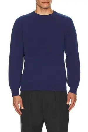 BEAMS Crew Neck 9g Knit Sweater