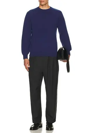 BEAMS Crew Neck 9g Knit Sweater