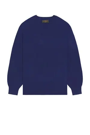 BEAMS Crew Neck 9g Knit Sweater