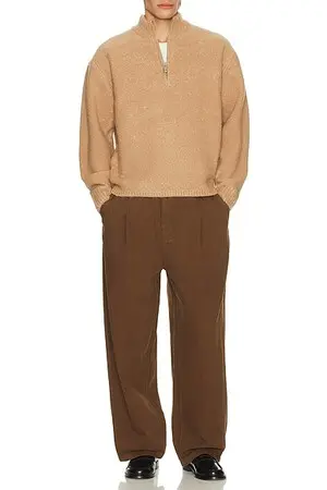 LE17SEPTEMBRE Boucle Quarter Zip Pullover