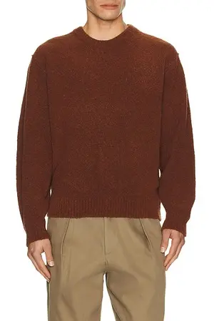 LE17SEPTEMBRE Boucle Reverse Seam Pullover