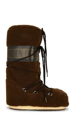 Moon Boot Icon Fleece Boot - Brown