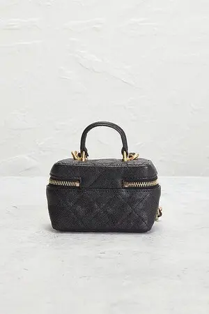 Chanel Caviar Mini Top Handle Vanity Case