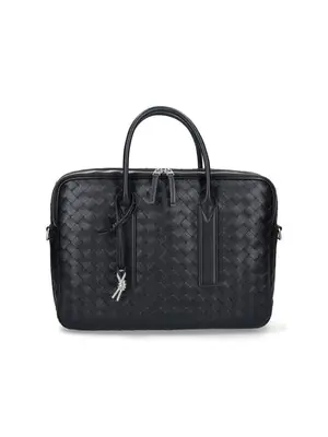 Bottega Veneta Getaway Work Bag - Black