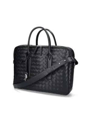Bottega Veneta Getaway Work Bag - Black
