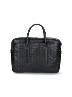 Bottega Veneta Getaway Work Bag - Black