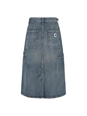 Carhartt Work In Progress Single Knee Midi Skirt - Blue