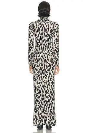 Brandon Maxwell Camille Turtleneck Dress