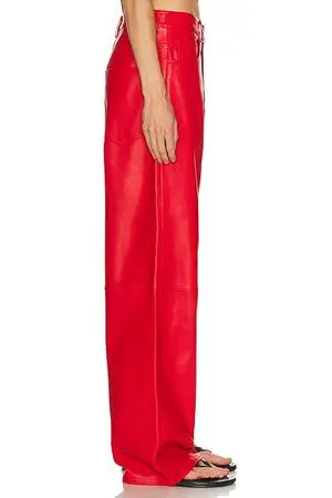 RÓHE Baggy Leather Pant