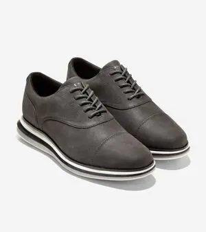 Cole Haan Riginalgrand Energy One Cap Toe Oxfords - Midnight Moon-silver Birch