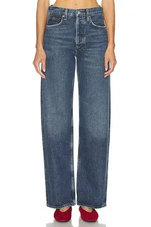 AGOLDE Arc Loose Wide Jeans - Shortwave