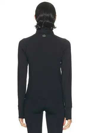 Beyond Yoga Fleeceback Quarter Zip Pullover Top