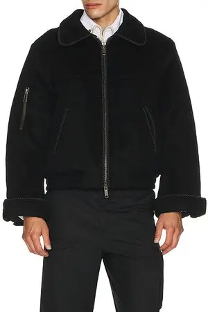KODY PHILLIPS Wool Lasso Jacket