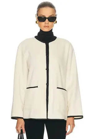 Donni. Polar Fleece Jacket - Creme