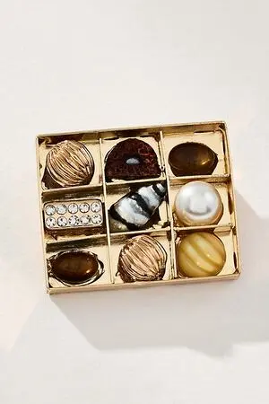 Anthropologie Sweets Brooch - Box Of Chocolate