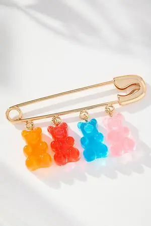 Anthropologie Sweets Brooch Gummy Bear