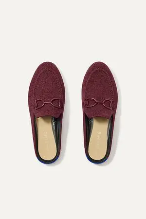 Rothy's The Revelvet™ Double Bit Loafer Mules - Wine