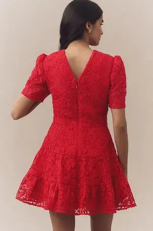 Dress The Population Hallie Mini Dress - Red