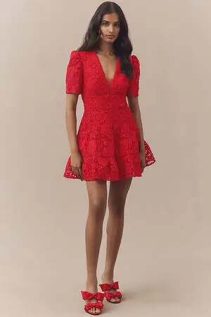 Dress The Population Hallie Mini Dress - Red