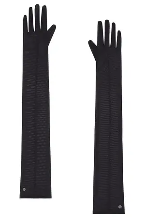 HANDSOME STOCKHOLM Mesh Long Gloves - Black
