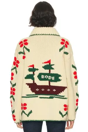 BODE Pirate Ship Cardigan