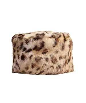 Khaite Koa Printed Hat - Leopard