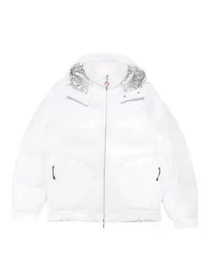 Casablanca Hooded Padded Jacket - White