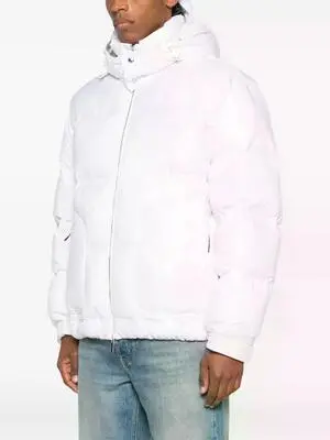 Casablanca Hooded Padded Jacket - White