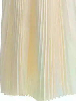SANDBEIGE Pleated Midi Skirt - Neutrals
