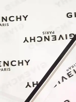 Givenchy Shadow Logo-printed Scarf - White