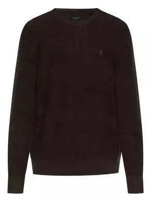 ALLSAINTS Ribbed Crew-neck Sweater - Brown