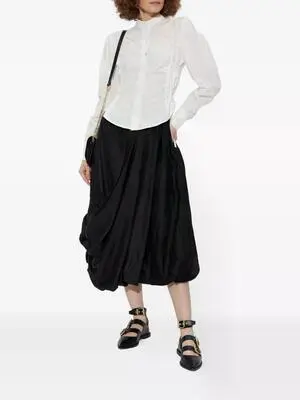 ALLSAINTS Nia Draped Midi Skirt