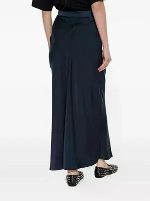 ALLSAINTS Drawstring Bias-cut Maxi Skirt