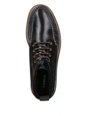 Barbour Suede Panel Lace-up Shoes - Blue
