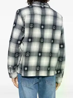 ALLSAINTS Peace-symbol Check Shirt
