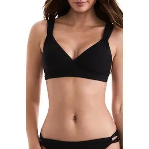 MIMI FLAMINGO Emory Bikini Top - Black