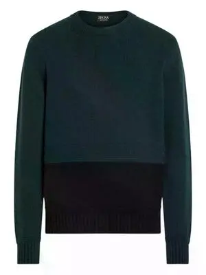 Zegna Paneled Sweaters For Men