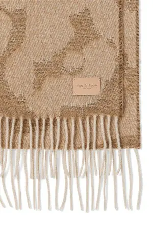 Rag & Bone Piper Wool Blend Scarf - Sand