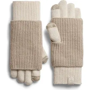 Rag & Bone Blake Knit Gloves Ivory Multi