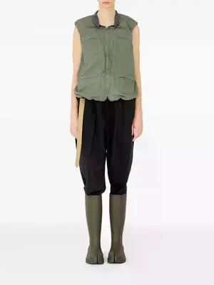 MAISON MARGIELA Cotton-blend Waistcoat - Green