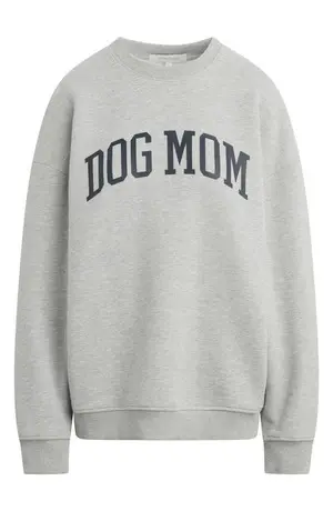 FAVORITE DAUGHTER Dog Mom Crewneck Sweatshirt
