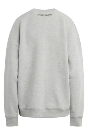 FAVORITE DAUGHTER Dog Mom Crewneck Sweatshirt