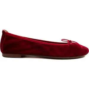 MENINA STEP Sofia Elastic Suede Ballet Flat