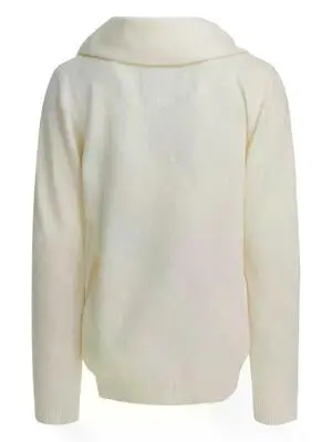 SANDBEIGE Scarf-detail Sweater