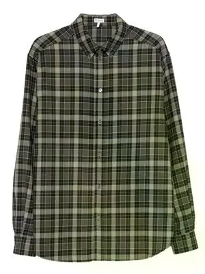 Loewe Plaid Button-up Shirt - Green