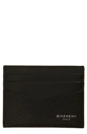 Givenchy Leather Card Case - Black