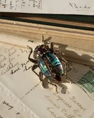 BILL SKINNER STUDIO Bejewelled Brooch